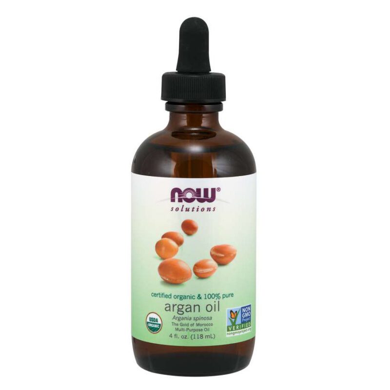 Argan Oil 100% Pure & Certified Organic - 4 fl. oz., NOW Foods ...